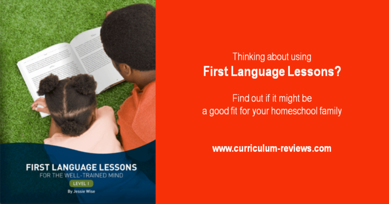 First Language Lessons - Homeschool Curriculum Reviews